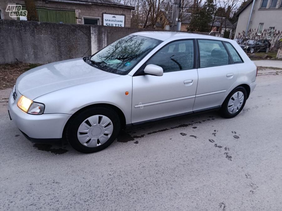 Pelēks Audi A3 1999 Joniškis, ar dzinēja tilpumu 1.60 L un nobraukumu 230 tūkst. km par 750 €, foto 4 vietnē AUTOMOTO.COM.LV
