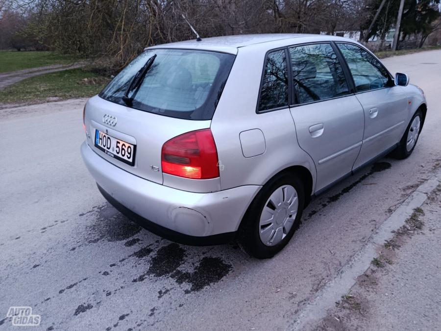 Pelēks Audi A3 1999 Joniškis, ar dzinēja tilpumu 1.60 L un nobraukumu 230 tūkst. km par 750 €, foto 5 vietnē AUTOMOTO.COM.LV