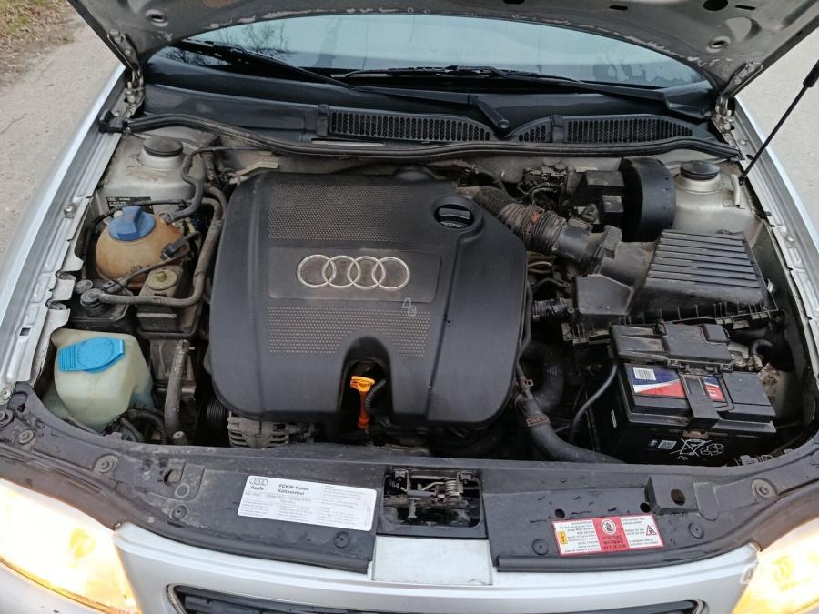 Pelēks Audi A3 1999 Joniškis, ar dzinēja tilpumu 1.60 L un nobraukumu 230 tūkst. km par 750 €, foto 12 vietnē AUTOMOTO.COM.LV