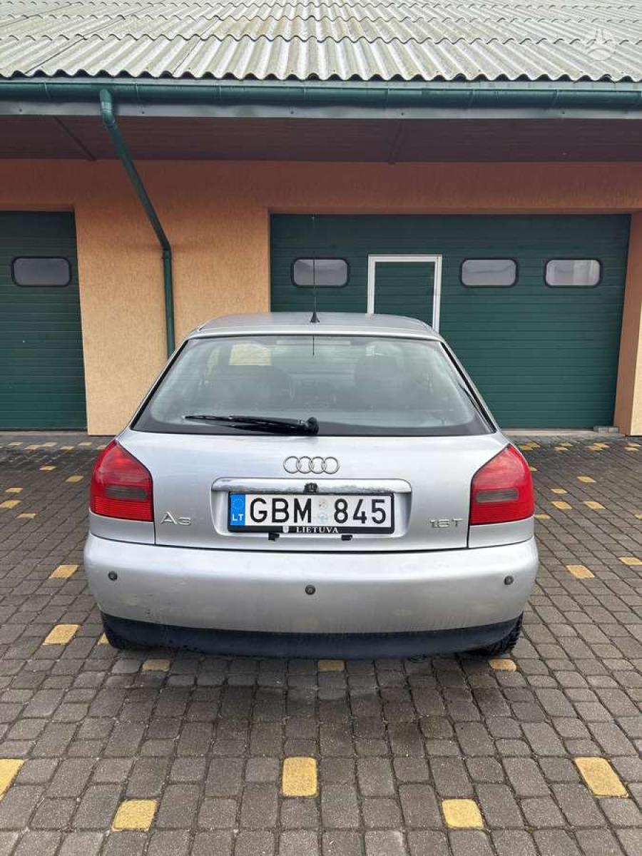 Pelēks Audi A3 1999 Vilkaviškis, ar dzinēja tilpumu 1.78 L un nobraukumu 271 tūkst. km par 700 €, foto 3 vietnē AUTOMOTO.COM.LV