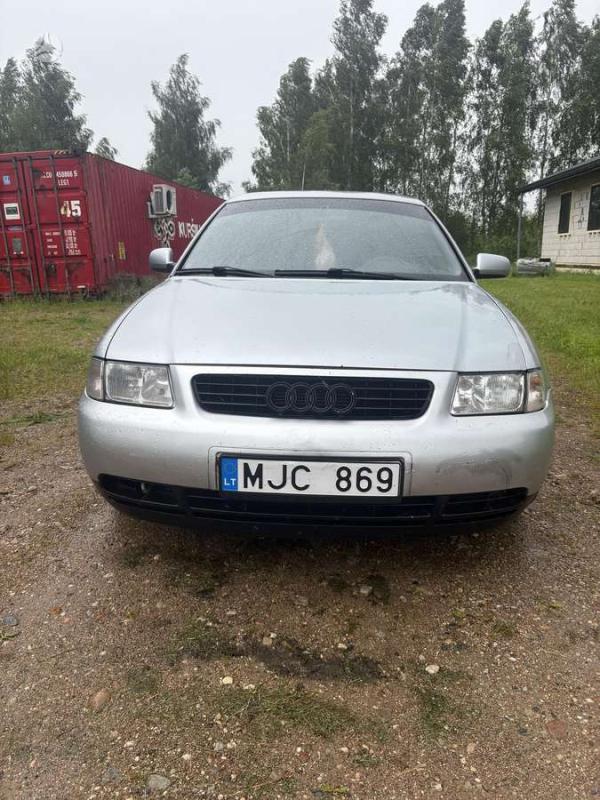 Grey Audi A3 1999 in Klaipeda, with an engine capacity of 1.90 L and mileage of 300 thousand km for 580 €, photo 1 on AUTOMOTO.COM.LV