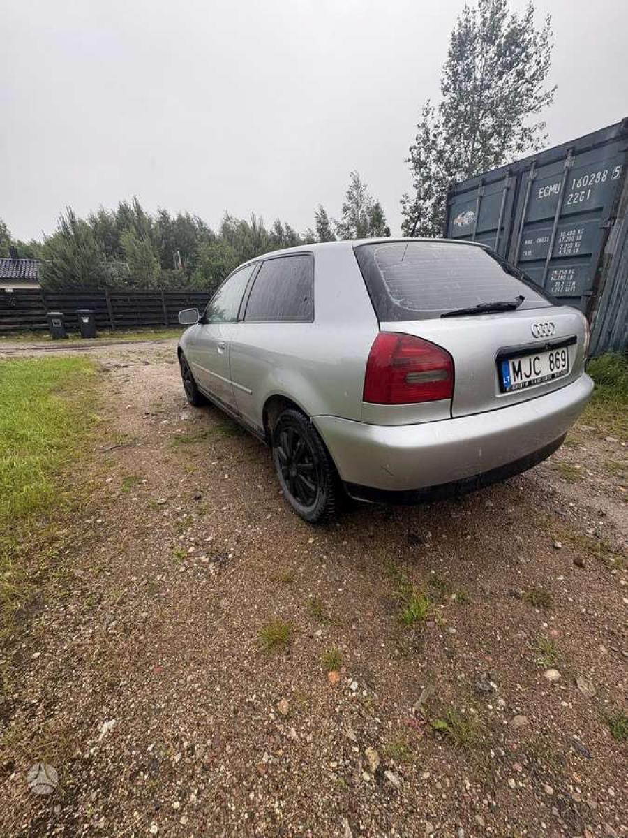 Grey Audi A3 1999 in Klaipeda, with an engine capacity of 1.90 L and mileage of 300 thousand km for 580 €, photo 4 on AUTOMOTO.COM.LV