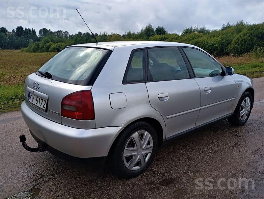 Серый Ауди А3 1999 в Балви, объемом двигателя 1.90 л и пробегом 450 тыс. км за 680 €, фото 4 на AUTOMOTO.COM.LV