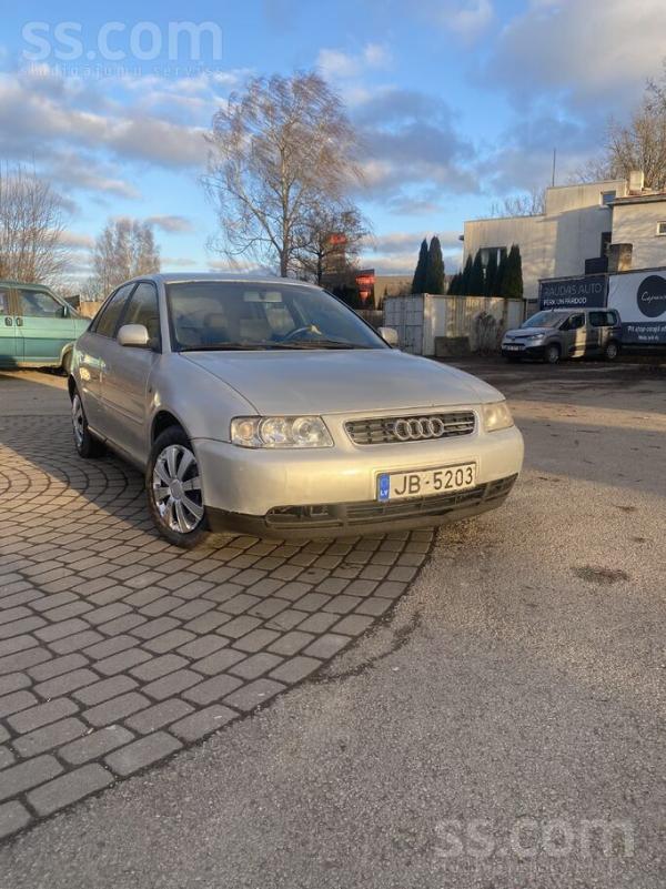 Grey Audi A3 2000 in Riga, with an engine capacity of 1.90 L and mileage of 320 thousand km for 950 €, photo 1 on AUTOMOTO.COM.LV