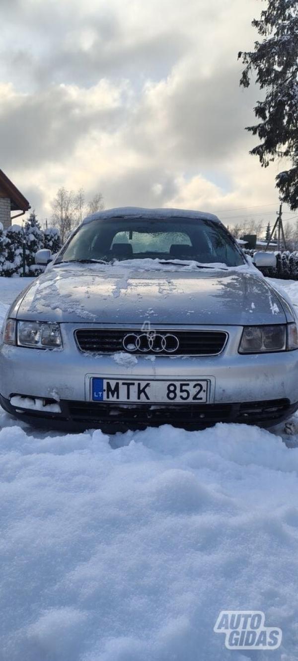 Grey Audi A3 2000 in Vilnius, with an engine capacity of 1.90 L and mileage of 347 thousand km for 600 €, photo 1 on AUTOMOTO.COM.LV