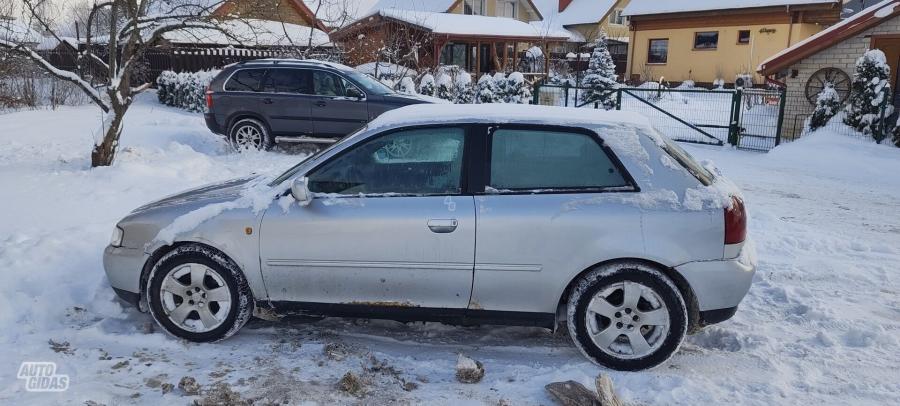 Pelēks Audi A3 2000 Viļņa, ar dzinēja tilpumu 1.90 L un nobraukumu 347 tūkst. km par 600 €, foto 3 vietnē AUTOMOTO.COM.LV