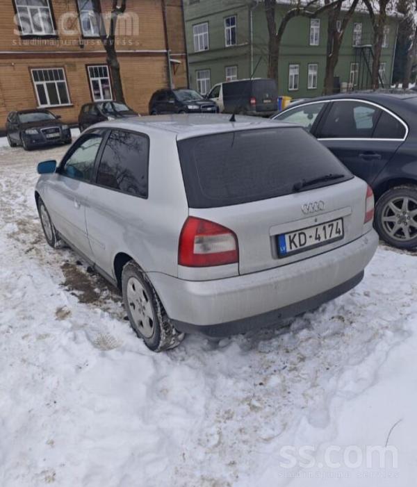 Grey Audi A3 2000 in Jelgava, with an engine capacity of 1.80 L and mileage of 0 thousand km for 1099 €, photo 2 on AUTOMOTO.COM.LV