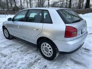 Grey Audi A3 2000 in Limbazi, with an engine capacity of 1.60 L and mileage of 156 thousand km for 2650 €, photo 7 on AUTOMOTO.COM.LV