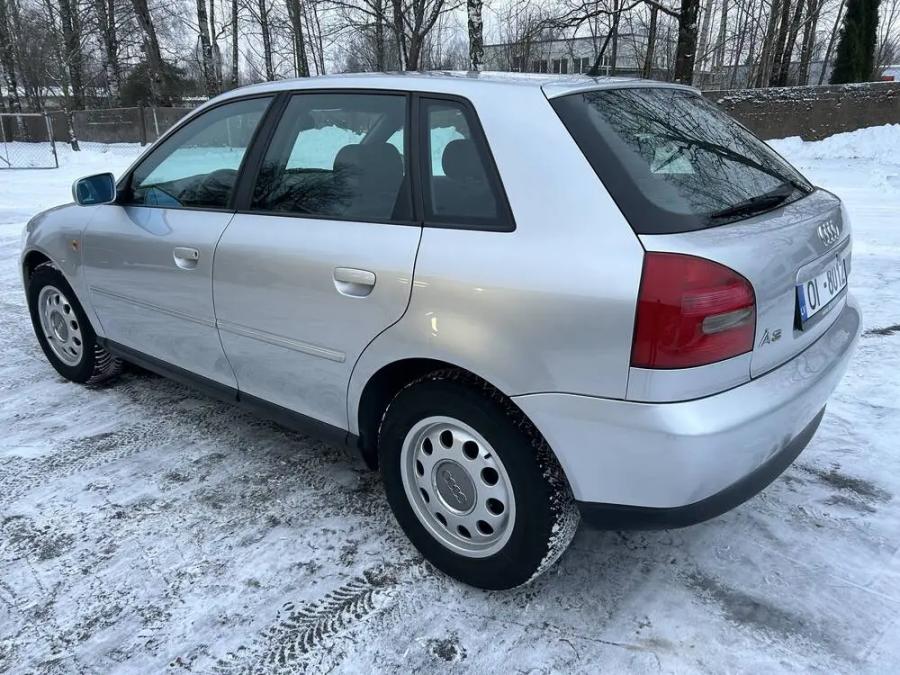 Grey Audi A3 2000 in Limbazi, with an engine capacity of 1.60 L and mileage of 156 thousand km for 2650 €, photo 7 on AUTOMOTO.COM.LV