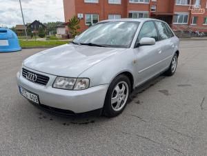 Grey Audi A3 2000 in Klaipeda, with an engine capacity of 1.60 L and mileage of 252 thousand km for 1000 €, photo  on AUTOMOTO.COM.LV