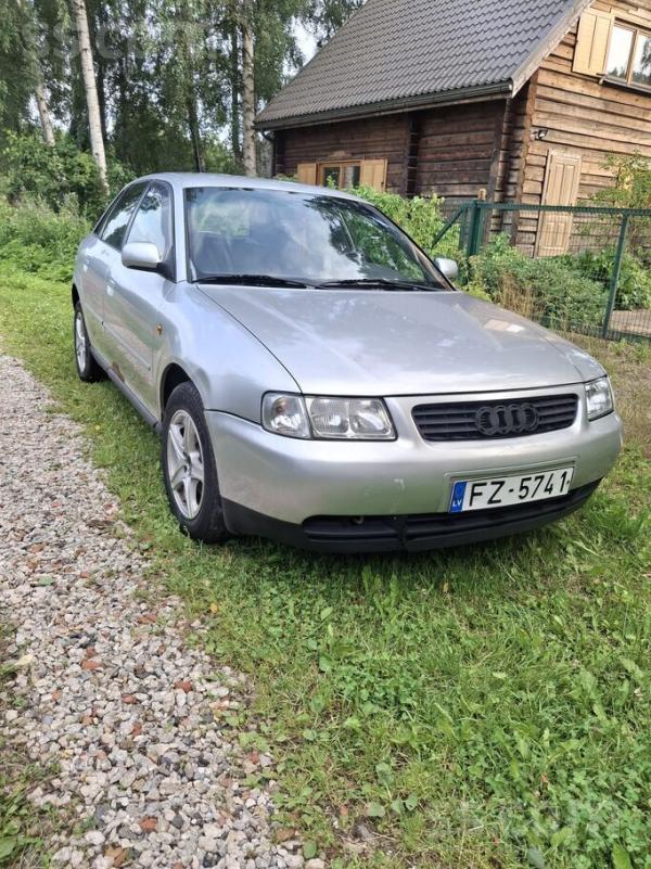 Grey Audi A3 2000 in Riga, with an engine capacity of 1.60 L and mileage of 291 thousand km for 750 €, photo 1 on AUTOMOTO.COM.LV