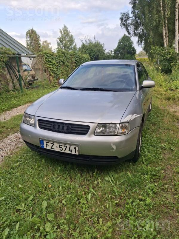 Grey Audi A3 2000 in Riga, with an engine capacity of 1.60 L and mileage of 291 thousand km for 750 €, photo 2 on AUTOMOTO.COM.LV