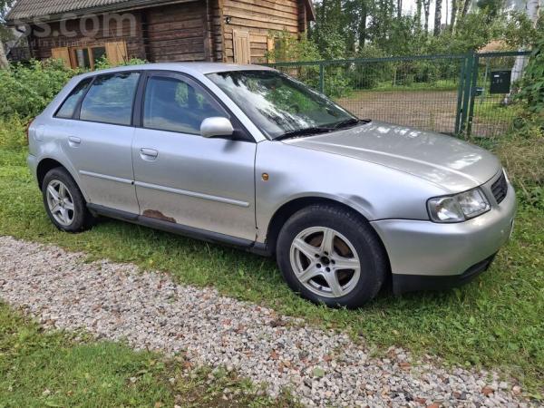 Grey Audi A3 2000 in Riga, with an engine capacity of 1.60 L and mileage of 291 thousand km for 750 €, photo 3 on AUTOMOTO.COM.LV