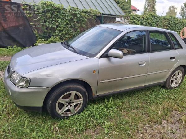 Grey Audi A3 2000 in Riga, with an engine capacity of 1.60 L and mileage of 291 thousand km for 750 €, photo 4 on AUTOMOTO.COM.LV