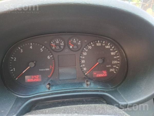 Grey Audi A3 2000 in Riga, with an engine capacity of 1.60 L and mileage of 291 thousand km for 750 €, photo 6 on AUTOMOTO.COM.LV