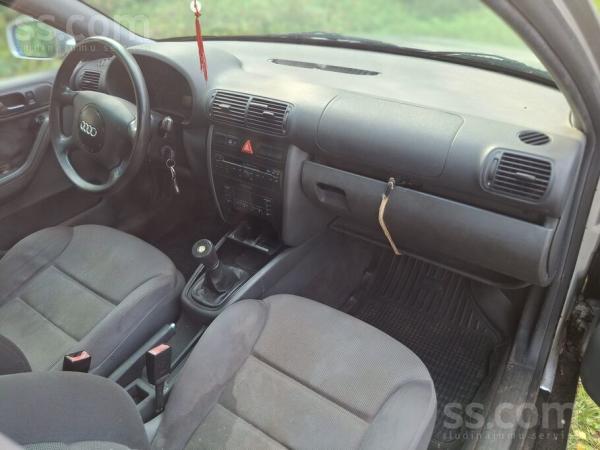 Grey Audi A3 2000 in Riga, with an engine capacity of 1.60 L and mileage of 291 thousand km for 750 €, photo 8 on AUTOMOTO.COM.LV