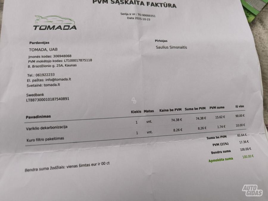 Серый Ауди А3 2000 в Клайпеда, объемом двигателя 1.90 л и пробегом 325 тыс. км за 1700 €, фото 15 на AUTOMOTO.COM.LV