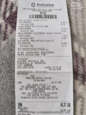 Серый Ауди А3 2000 в Клайпеда, объемом двигателя 1.90 л и пробегом 325 тыс. км за 1700 €, фото 18 на AUTOMOTO.COM.LV