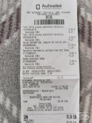 Серый Ауди А3 2000 в Клайпеда, объемом двигателя 1.90 л и пробегом 325 тыс. км за 1700 €, фото 19 на AUTOMOTO.COM.LV