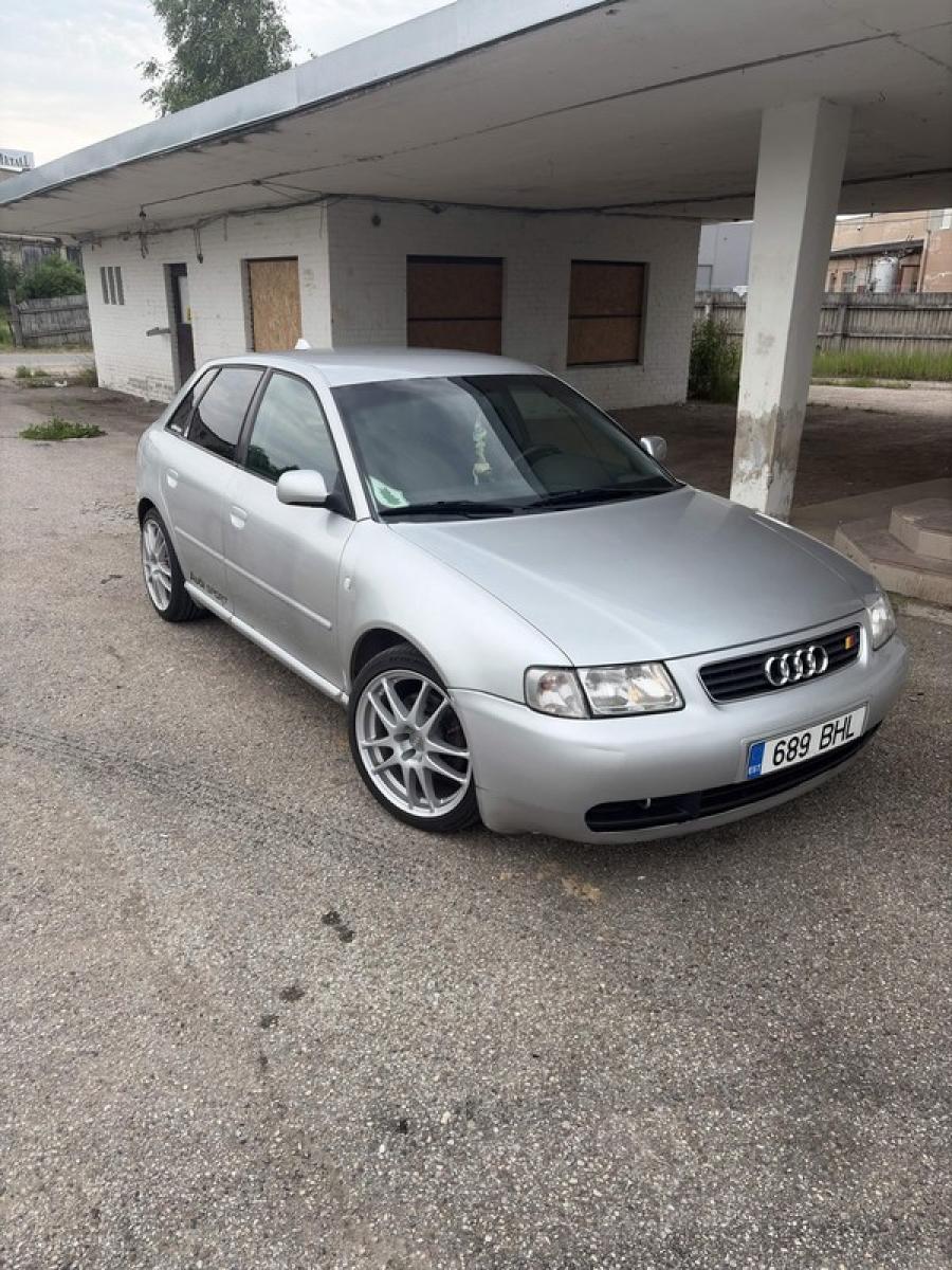 Grey Audi A3 2000 in Polva, with an engine capacity of 1.80 L and mileage of 326 thousand km for 1200 €, photo 8 on AUTOMOTO.COM.LV