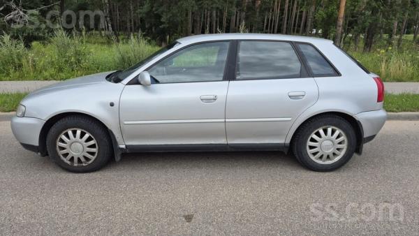 Grey Audi A3 2000 in Valmiera, with an engine capacity of 1.60 L and mileage of 271 thousand km for 890 €, photo 3 on AUTOMOTO.COM.LV