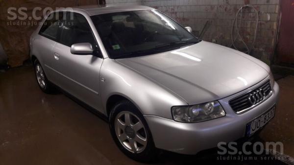 Grey Audi A3 2000 in Riga, with an engine capacity of 1.80 L and mileage of 210 thousand km for 1400 €, photo 6 on AUTOMOTO.COM.LV