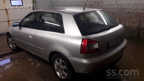 Grey Audi A3 2000 in Riga, with an engine capacity of 1.80 L and mileage of 210 thousand km for 1400 €, photo 9 on AUTOMOTO.COM.LV