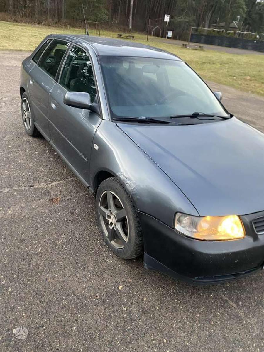 Pelēks Audi A3 2001 Kauņa, ar dzinēja tilpumu 1.90 L un nobraukumu 405 tūkst. km par 1100 €, foto 3 vietnē AUTOMOTO.COM.LV
