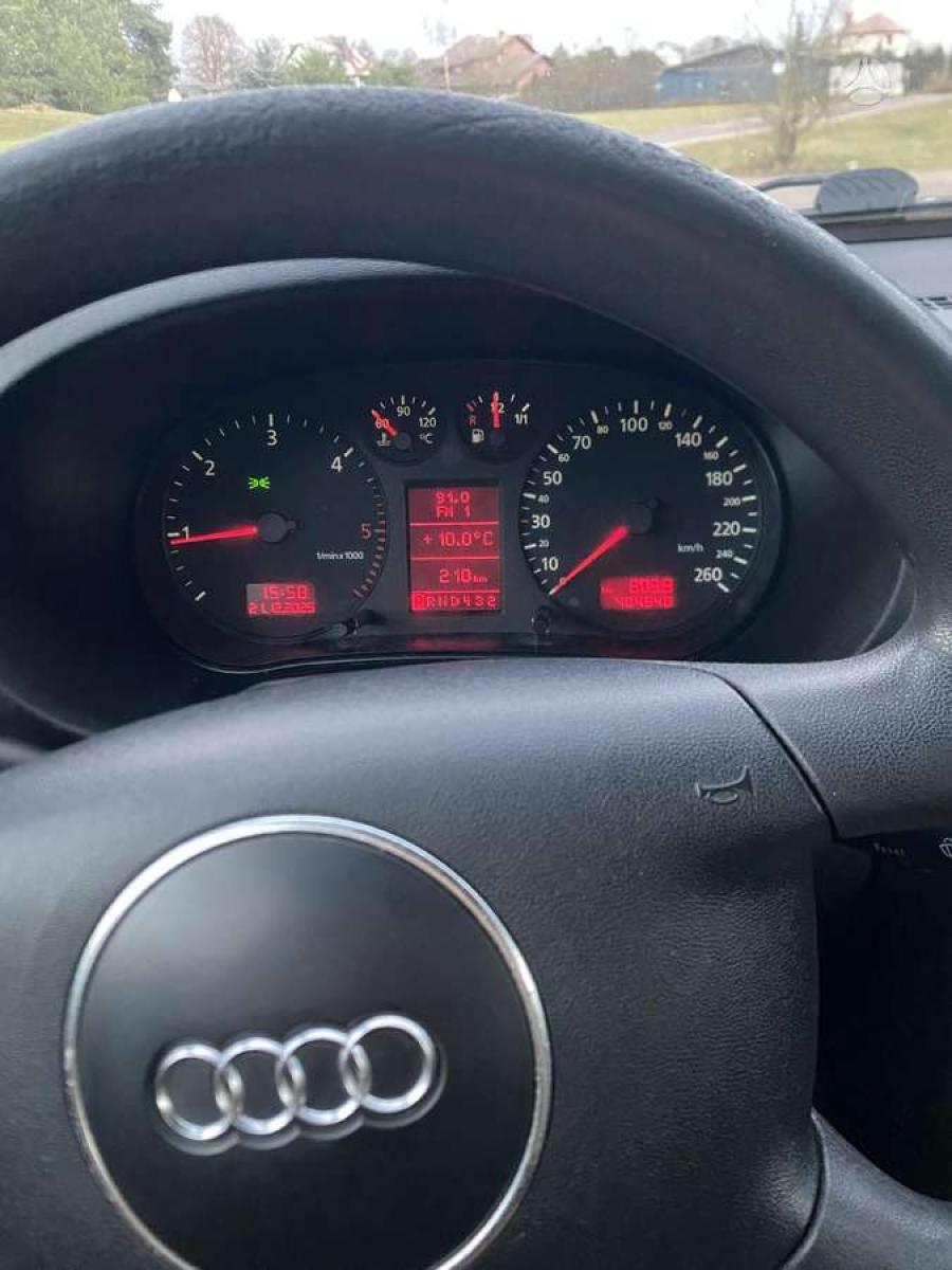Pelēks Audi A3 2001 Kauņa, ar dzinēja tilpumu 1.90 L un nobraukumu 405 tūkst. km par 1100 €, foto 8 vietnē AUTOMOTO.COM.LV
