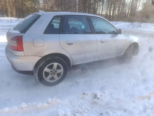 Pelēks Audi A3 2001 Viļņa, ar dzinēja tilpumu 1.90 L un nobraukumu 999 tūkst. km par 480 €, foto 1 vietnē AUTOMOTO.COM.LV