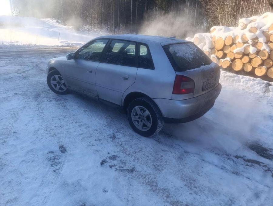 Grey Audi A3 2001 in Vilnius, with an engine capacity of 1.90 L and mileage of 999 thousand km for 480 €, photo 2 on AUTOMOTO.COM.LV