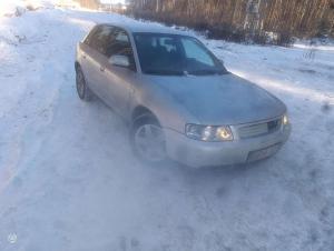 Grey Audi A3 2001 in Vilnius, with an engine capacity of 1.90 L and mileage of 999 thousand km for 480 €, photo 4 on AUTOMOTO.COM.LV