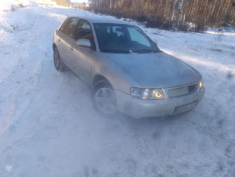 Grey Audi A3 2001 in Vilnius, with an engine capacity of 1.90 L and mileage of 999 thousand km for 480 €, photo 4 on AUTOMOTO.COM.LV