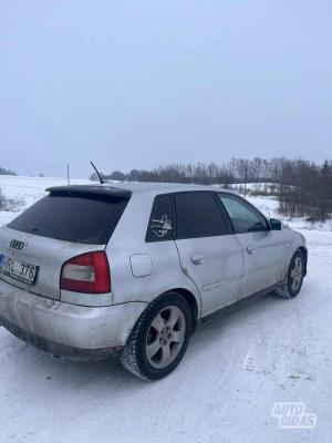 Grey Audi A3 2001 in Anyksciai, with an engine capacity of 1.80 L and mileage of 396 thousand km for 1299 €, photo 4 on AUTOMOTO.COM.LV