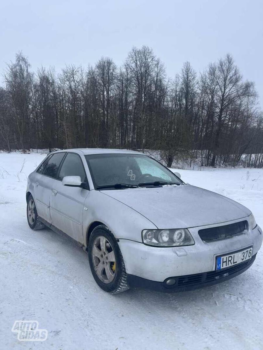 Grey Audi A3 2001 in Anyksciai, with an engine capacity of 1.80 L and mileage of 396 thousand km for 1299 €, photo 5 on AUTOMOTO.COM.LV