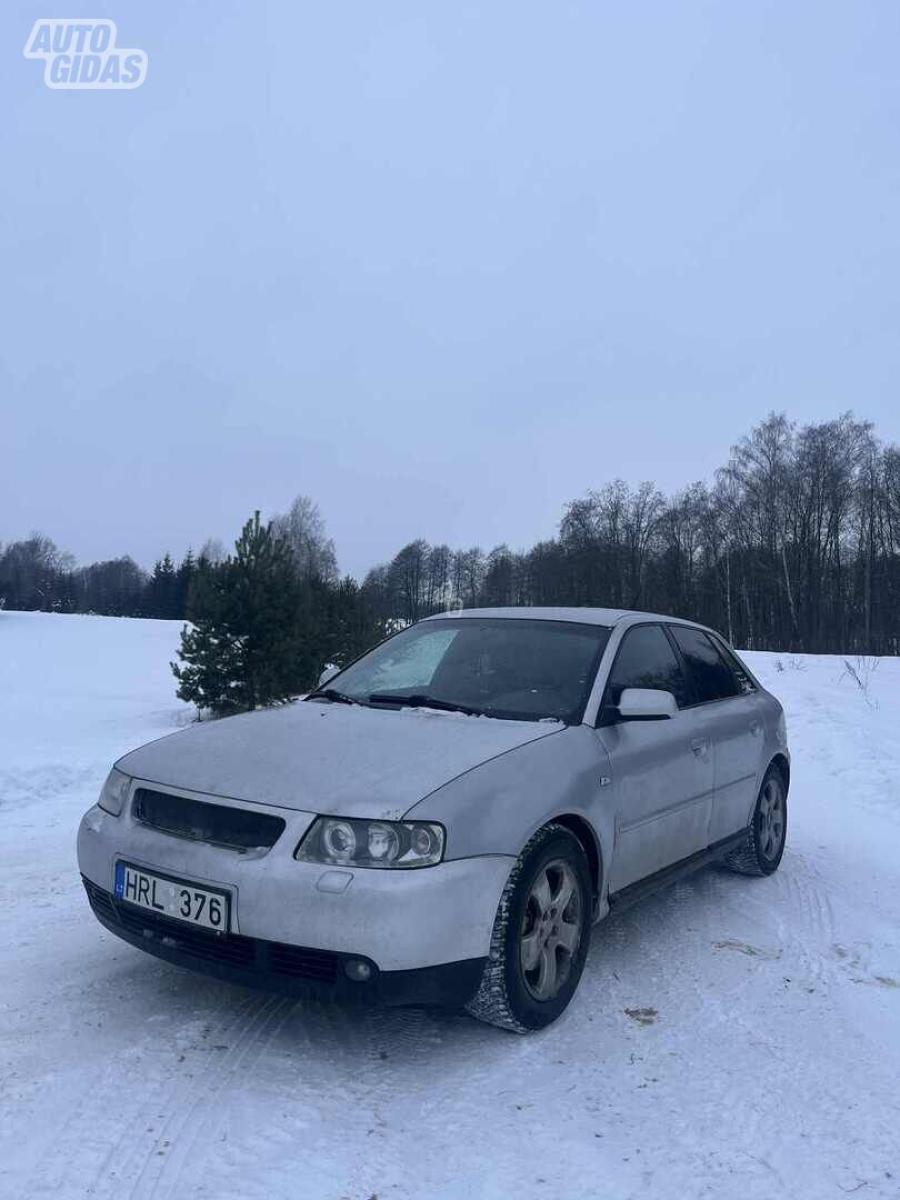 Grey Audi A3 2001 in Anyksciai, with an engine capacity of 1.80 L and mileage of 396 thousand km for 1299 €, photo 6 on AUTOMOTO.COM.LV