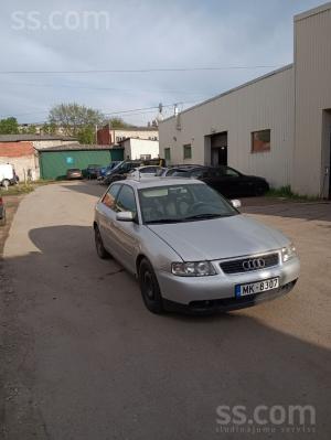 Grey Audi A3 2001 in Riga, with an engine capacity of 1.60 L and mileage of 246 thousand km for 750 €, photo 5 on AUTOMOTO.COM.LV