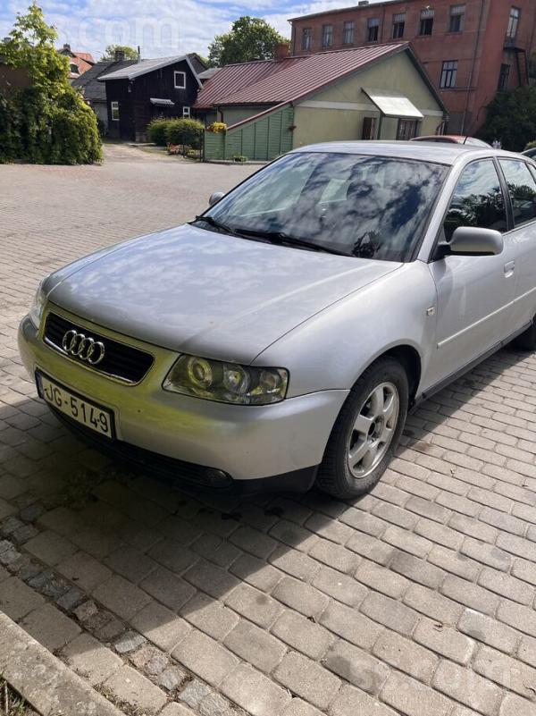 Pelēks Audi A3 2001 Rīga, ar dzinēja tilpumu 1.60 L un nobraukumu 332 tūkst. km par 1470 €, foto 1 vietnē AUTOMOTO.COM.LV
