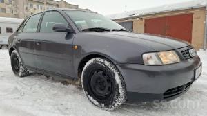 Grey Audi A3 2001 in Daugavpils, with an engine capacity of 1.80 L and mileage of 376 thousand km for 1290 €, photo  on AUTOMOTO.COM.LV