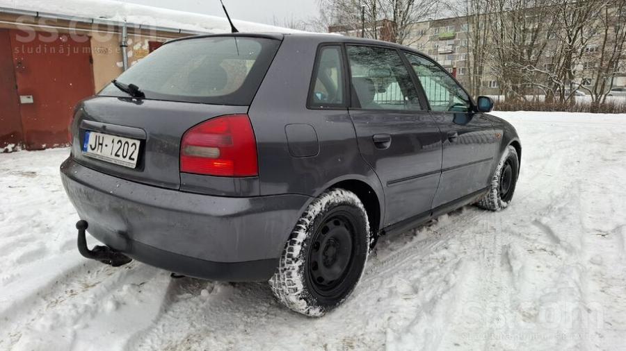 Grey Audi A3 2001 in Daugavpils, with an engine capacity of 1.80 L and mileage of 376 thousand km for 1290 €, photo 9 on AUTOMOTO.COM.LV