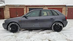 Grey Audi A3 2001 in Daugavpils, with an engine capacity of 1.80 L and mileage of 376 thousand km for 1290 €, photo 11 on AUTOMOTO.COM.LV