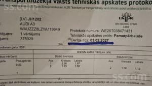Grey Audi A3 2001 in Daugavpils, with an engine capacity of 1.80 L and mileage of 376 thousand km for 1290 €, photo 26 on AUTOMOTO.COM.LV