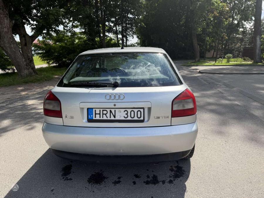 Pelēks Audi A3 2001 Kauņa, ar dzinēja tilpumu 1.90 L un nobraukumu 310 tūkst. km par 1350 €, foto 7 vietnē AUTOMOTO.COM.LV