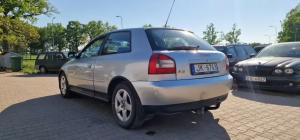 Grey Audi A3 2001 in Valmiera, with an engine capacity of 1.90 L and mileage of 357 thousand km for 850 €, photo 6 on AUTOMOTO.COM.LV