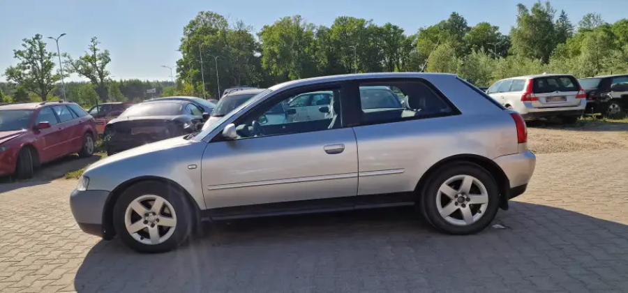 Grey Audi A3 2001 in Valmiera, with an engine capacity of 1.90 L and mileage of 357 thousand km for 850 €, photo 7 on AUTOMOTO.COM.LV