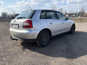 Grey Audi A3 2001 in Daugavpils, with an engine capacity of 1.60 L and mileage of 269 thousand km for 1350 €, photo 6 on AUTOMOTO.COM.LV