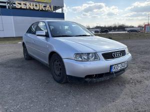 Grey Audi A3 2001 in Daugavpils, with an engine capacity of 1.60 L and mileage of 269 thousand km for 1350 €, photo 8 on AUTOMOTO.COM.LV