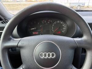 Grey Audi A3 2001 in Daugavpils, with an engine capacity of 1.60 L and mileage of 269 thousand km for 1350 €, photo 13 on AUTOMOTO.COM.LV