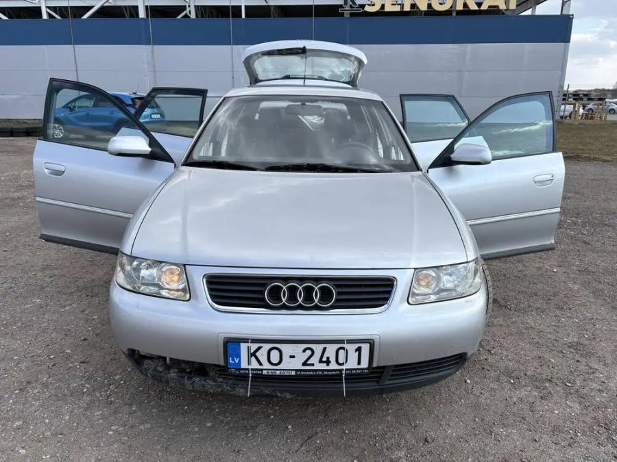 Grey Audi A3 2001 in Daugavpils, with an engine capacity of 1.60 L and mileage of 269 thousand km for 1350 €, photo 34 on AUTOMOTO.COM.LV