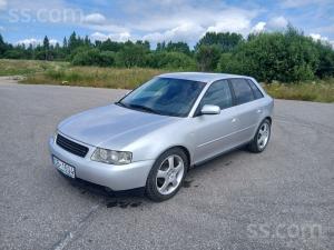 Grey Audi A3 2001 in Gulbene, with an engine capacity of 1.90 L and mileage of 273 thousand km for 1595 €, photo 4 on AUTOMOTO.COM.LV